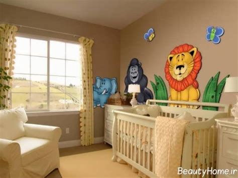 چیدمان اتاق نوزاد پسر با ایده های جالب و زیبای پسرانه