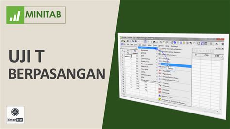 Tutorial Minitab T Test 2 Sample Berpasangan