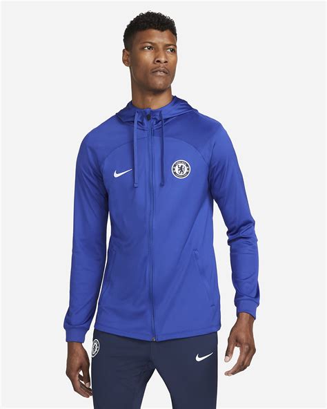 Chelsea Fc Strike Mens Nike Dri Fit Football Tracksuit Jacket Nike Nz