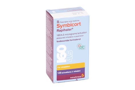 Bình Xịt định Liều Symbicort Rapihaler 16045mcg điều Trị Hen Bình 60