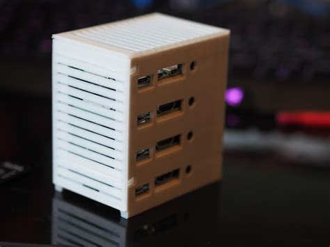Tiny Raspberry Pi Server Rack Cluster Case 4 Etsy