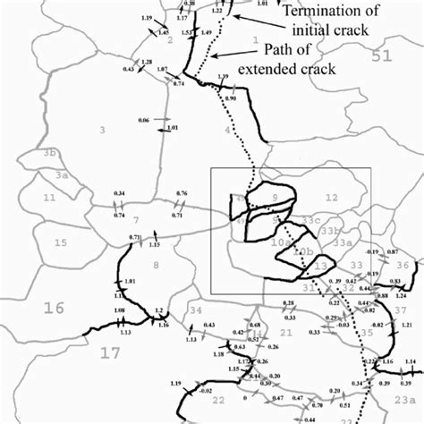 The Schematics Of The Grains Are Shown With The Fracture Propagation