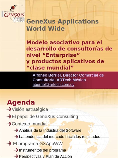 Genexus Application World Wide Pdf Software Planificación De Recursos Empresariales
