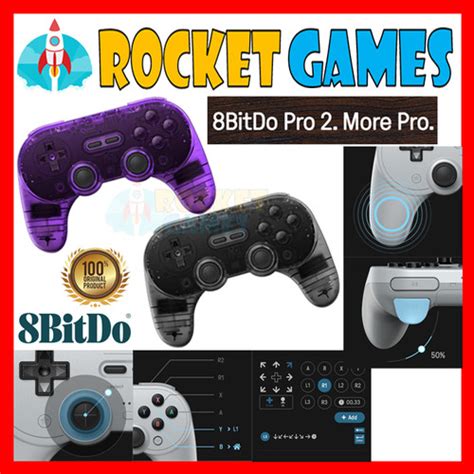Jual 8bitdo Pro 2 Colors Controller Bluetooth Gamepad Wireles Switch Grey Hall Efct Jakarta