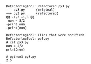 A Few Minor Differences Between Python And Python