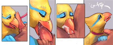 Rule 34 10s 2018 Ambiguous Gender Avian Beak Beakjob Bird Collar Cum Cum In Mouth Cum Inside