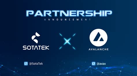 Partnership Announcement Sotatek X Ava Labs Sota Holdings A Global It Consulting