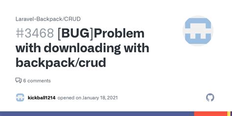 Bug Problem With Downloading With Backpackcrud · Issue 3468