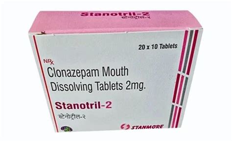 Clonazepam 2 Mg Mouth Dissolving Tablets Stanmore At Rs 30000 Box In Bengaluru