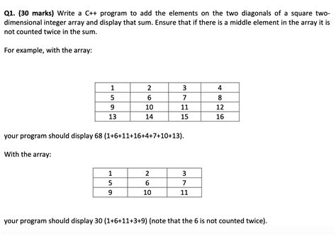 Solved Q Marks Write A C Program To Add The Chegg