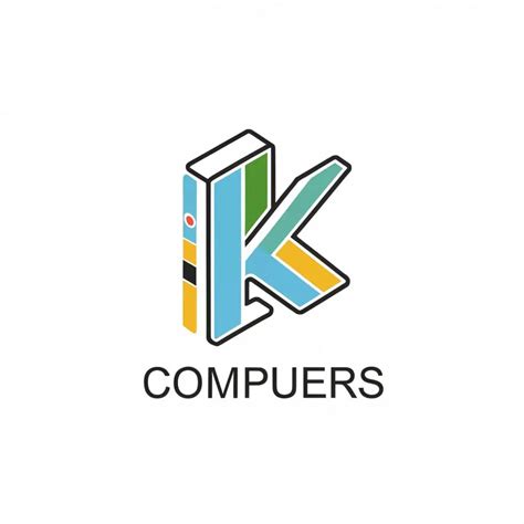 Logo Design For K Computers Modern Typography For Cuttingedge Computer