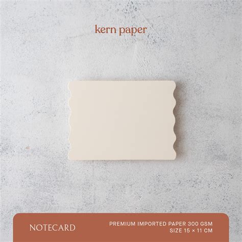 Jual Kern Paper Notecard Blank Candy Kartu Ucapan Shopee Indonesia