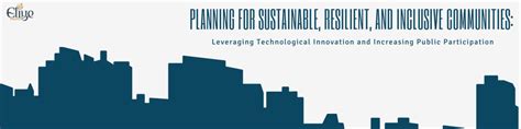 Planning For Sustainable Resilient And Inclusive Communities