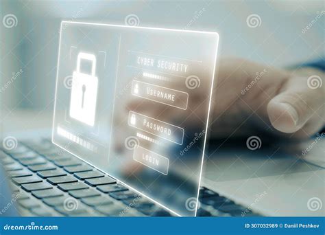 Virtual Cybersecurity Landing Page Template Computer Privacy Data