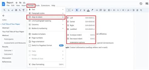 How to Use APA Format in Google Docs - GeeksforGeeks