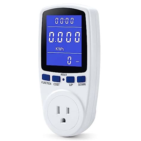 Snapklik Com Upgraded Brighter LCD Display Night Vision Power Meter Plug Power Consumption