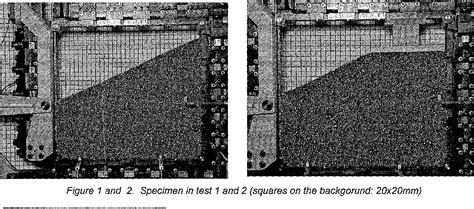 Table 1 From Numerical Photogrammetry In Laboratory Experiences On 2d Slopes Semantic Scholar
