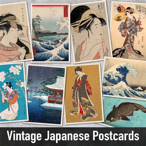 Japan Postcard Etsy