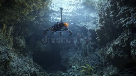 Underwater Exploration Researcher Uses Robot To Navigate Tight Ocean Spaces For Scientific