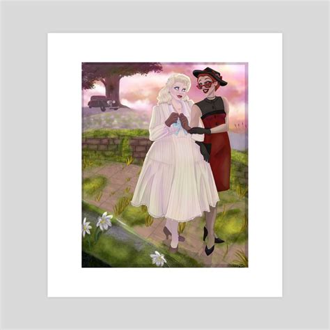 Ineffable Wives Walk In The Park An Art Print By Rachael Bentz Inprnt