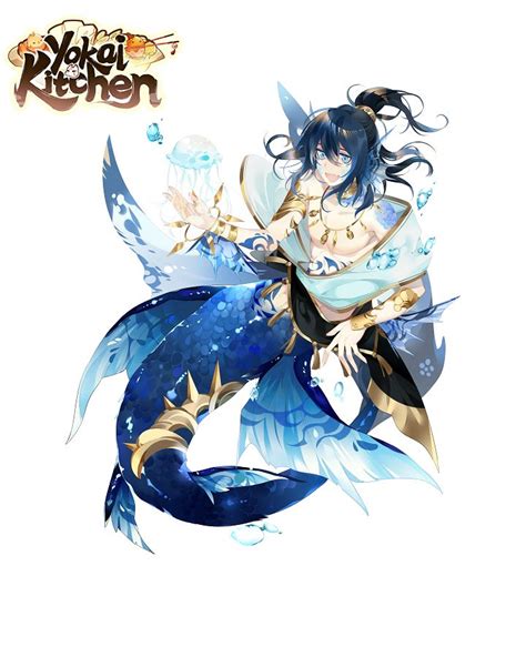 Yokai Mermaid Anime Mermaid Character Design