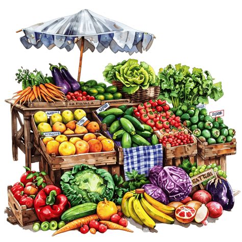 A Variety Of Fruits And Vegetables Png Vector Psd And Clipart With
