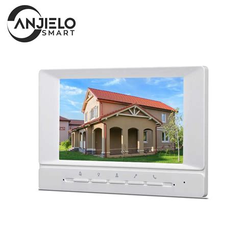 Wired Home Intercom Systems With 7 Inch Screen Unlock And Monitoring Functionality For