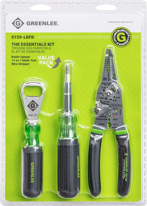 Greenlee 1927 Ss Pro Stainless Combination Tool With Spring Crimpers