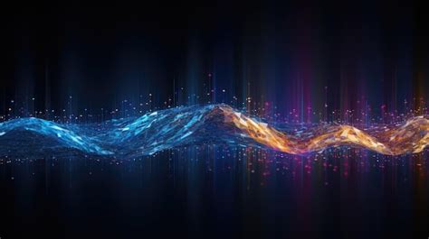 Premium Ai Image Abstract Background Visualisation Of Data Flow In Optoelectronic Systems