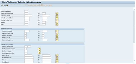 kosrlist vb sap tcode sales document collective display sett rules