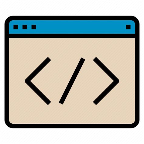 code coding seo web website icon download on iconfinder