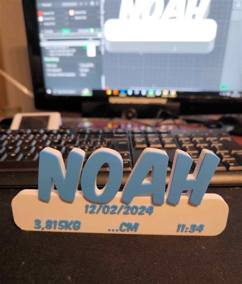 Birth Tsign Noah By Print3dts Makerworld