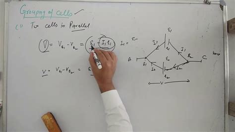 Class 12 Cells Series And Parallel Combination Youtube