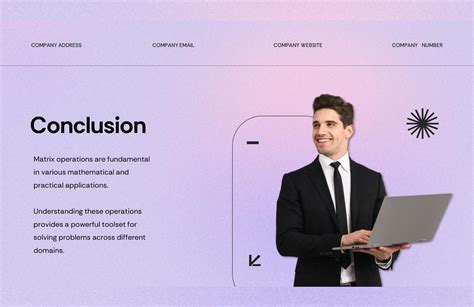 Operations On Matrices PPT Template In PDF PPT Google Slides Apple Keynote Download