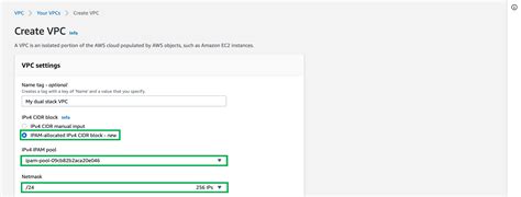 bring your ipv6 address space to amazon vpc ip address manager ipam
