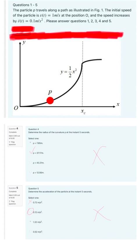 [solved] questions 1 5 the particle p travels along a path as