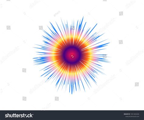 Colorful Symbol Isolated On White Background Stock Vector Royalty Free