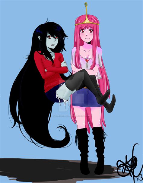 Princess Bubblegum And Marceline By Smeesha1996 On Deviantart