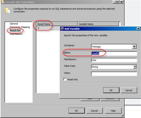 Ssis Execute Sql Task Error Stack Overflow