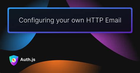 configuring your own email