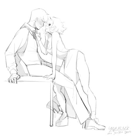 A Draft For A Drawing Of My Characters Any Critique On The Anatomy Also Some Suggestions On