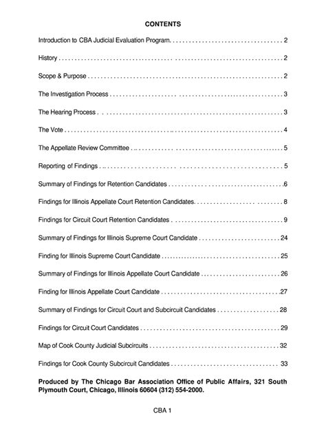 Fillable Online Introduction To Cba Judicial Evaluation Program Fax Email Print Pdffiller