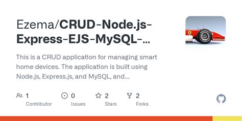 GitHub Ezema CRUD Node Js Express EJS MySQL Docker This Is A CRUD Application For Managing