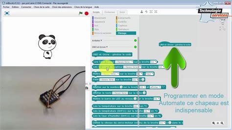 Programmer Votre Carte Arduino Shield Grove En Mode Automate Dans