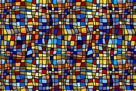 36 X 24 Symphony Stained Glass Pattern Window Film Static Cling Film Uv