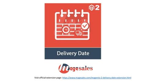 magento 2 delivery date pdf technology and computing