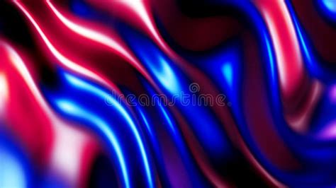 Liquid Chrome Waves Background Shiny Texture Of Metallic Pattern With