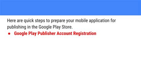 Publish Android Application On Google Play Store PDF