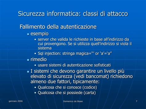 Ppt Sicurezza Informatica Powerpoint Presentation Id646032