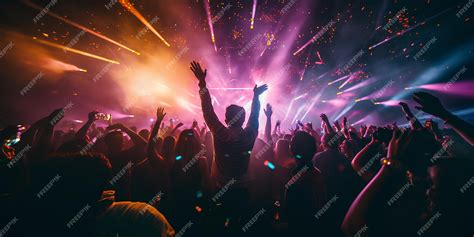 Premium Photo Cinematic Still Of An Amazing Party With Flashing